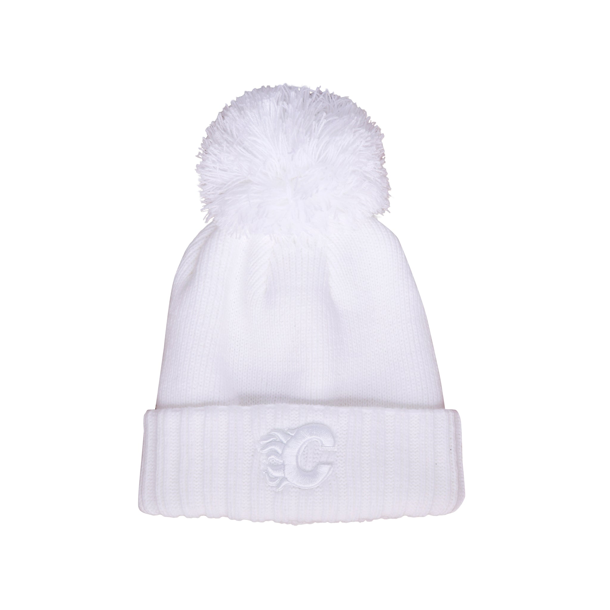 Flames Ladies Heavy Emb Pom Knit – CGY Team Store