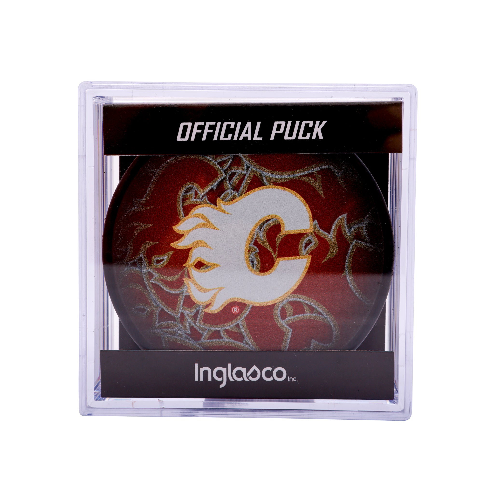 Flames Cubed Clone Puck – CGY Team Store