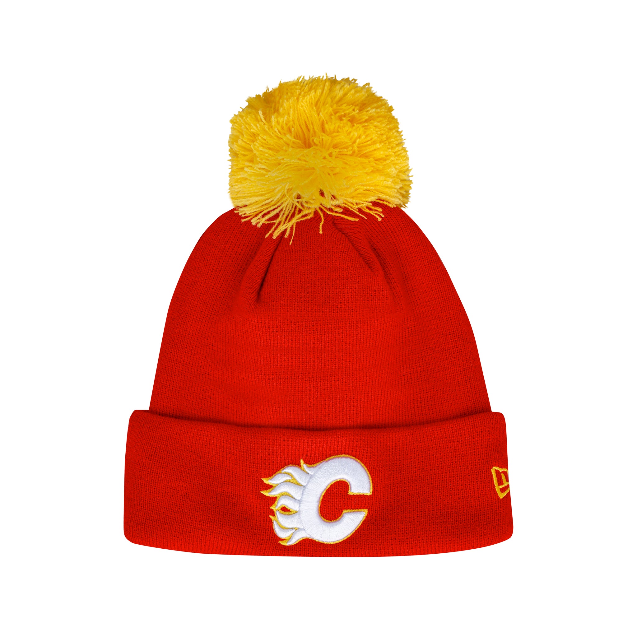 Flames New Era Team Dash Pom Knit – CGY Team Store