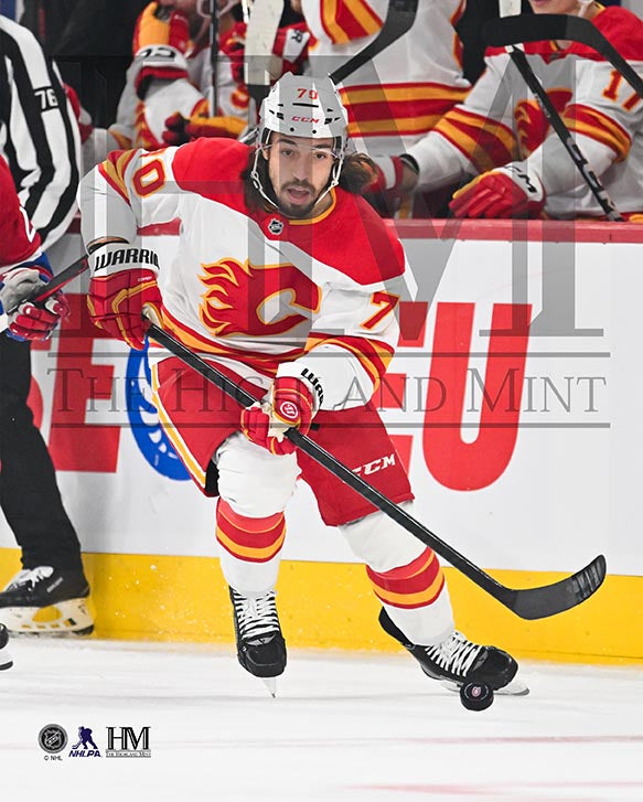 Flames Lomberg Unsigned 8x10 Photo – CGY Team Store